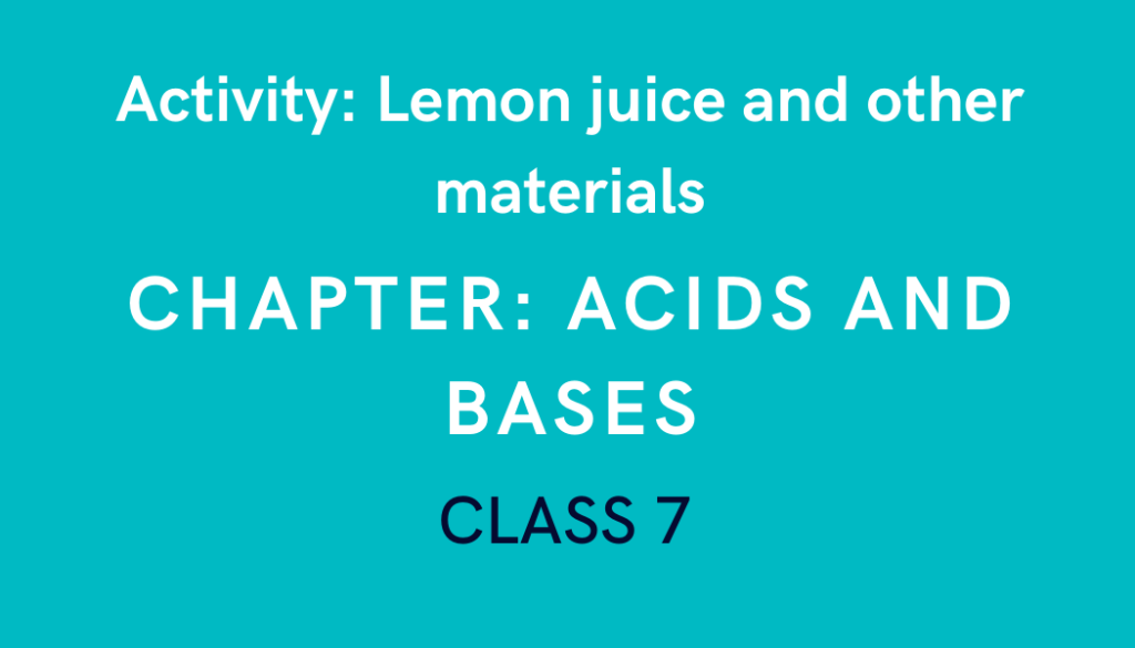 Metal oxides are basic in nature in Acids, Bases and Salts - Class 10 ...